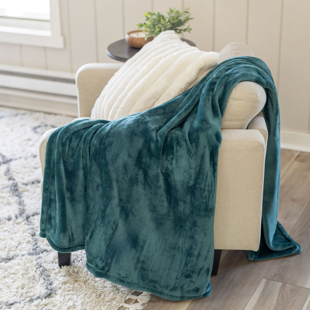 Oversized VelvetLoft Throw | Throws | Berkshire Blanket and Home Co ...