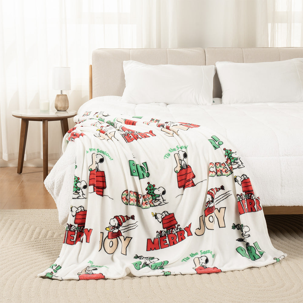 Peanuts VelvetLoft Throw | Throws | Berkshire Blanket and Home Co ...