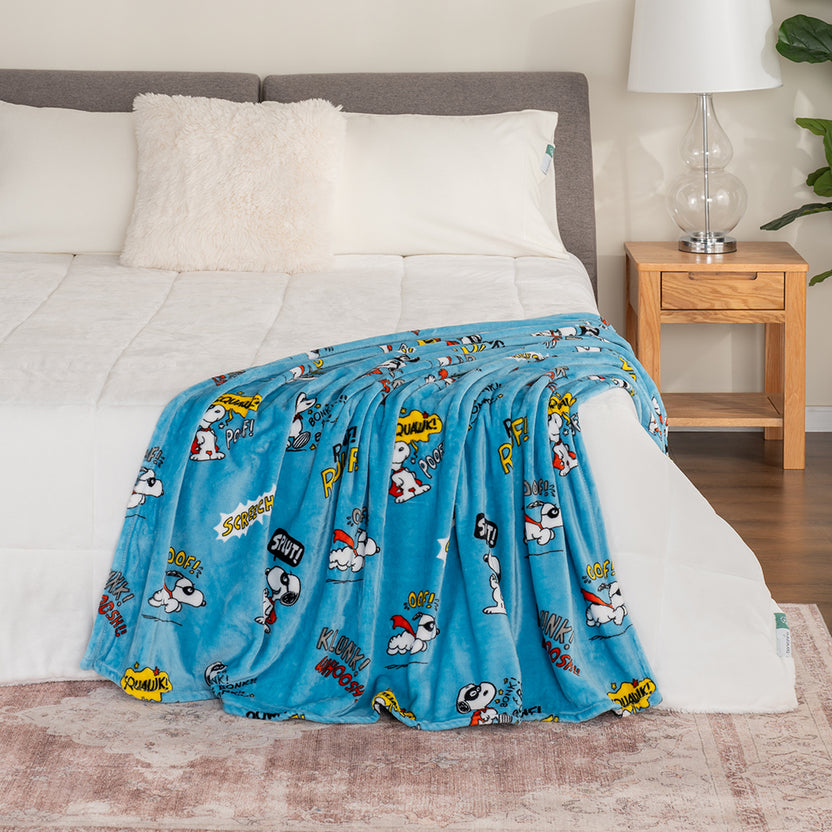 Peanuts VelvetLoft Throw | Throws | Berkshire Blanket and Home Co ...